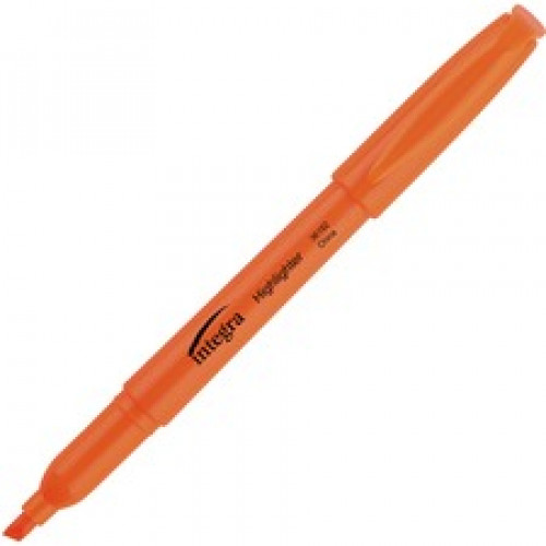 Integra Pen Style Fluorescent Highlighters - Chisel Marker Point Style ...
